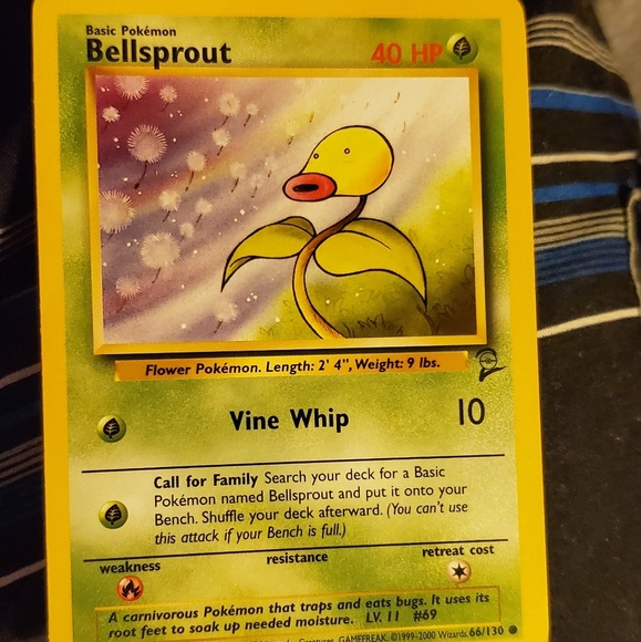 Other | Bellsprout 66 Pokemon Card | Poshmark
